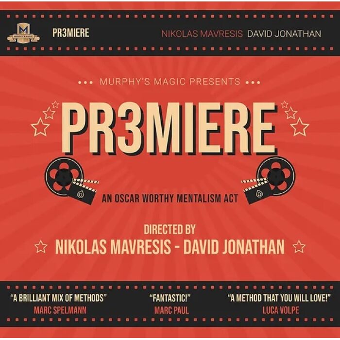 Pr3miere by Nikolas Mavresis and David Jonathan - Mavresis - Innovative Mentalism